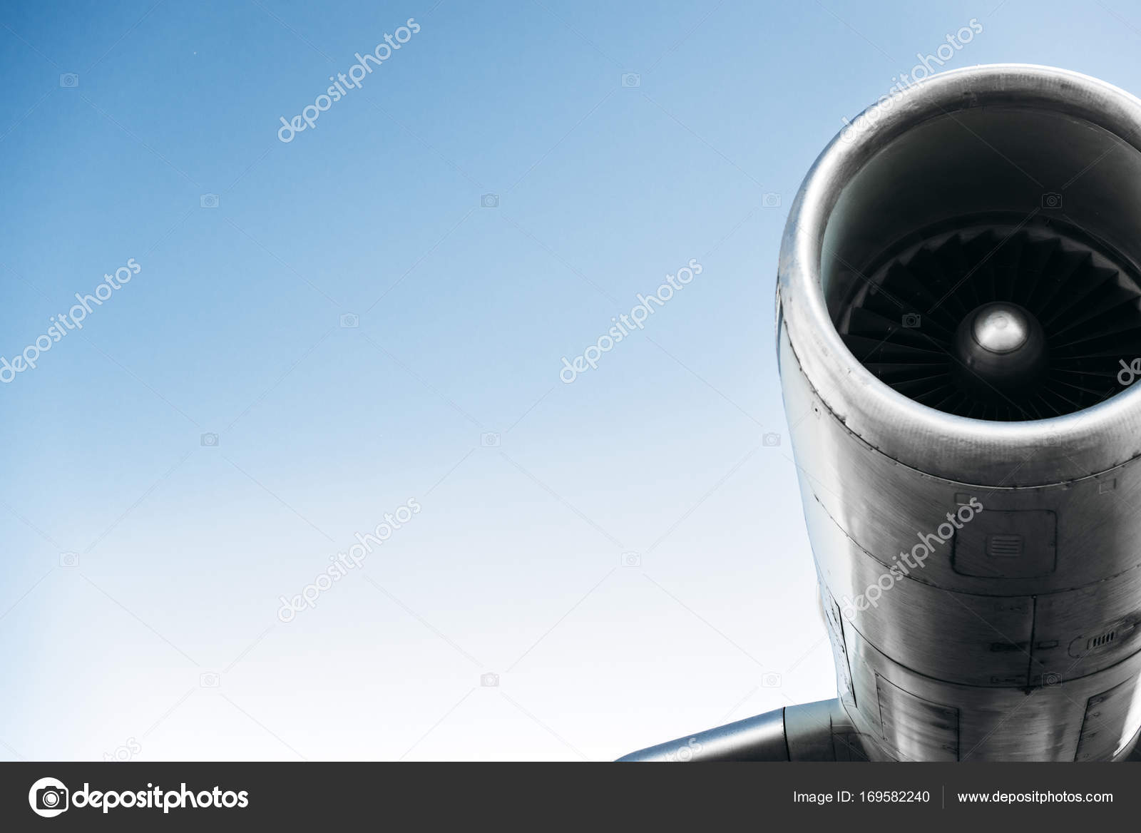 Jet Engine Sky Background Stock Photo by ©Svyatkovsky 169582240