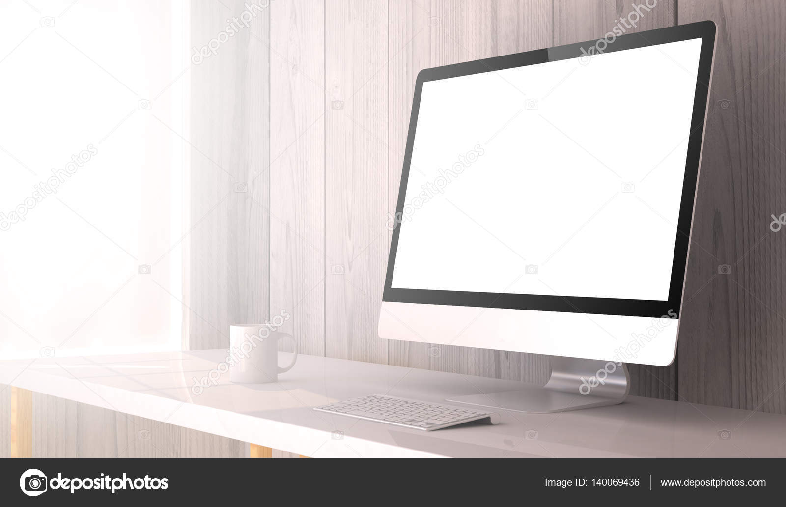 White screen of computer Stock Photo by ©georgejmclittle 140069436