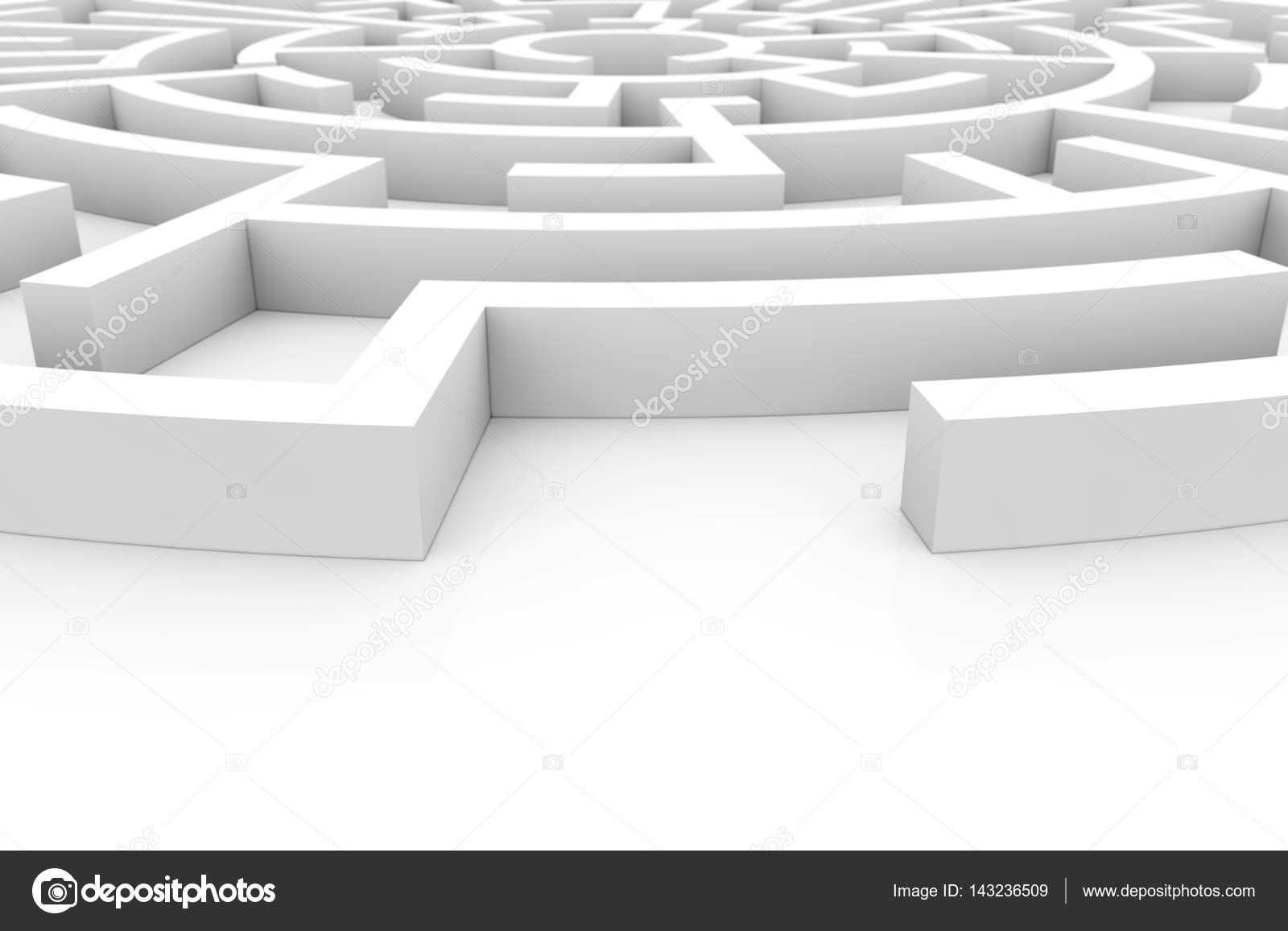 White geometric labyrinth Stock Photo by ©georgejmclittle 143236509