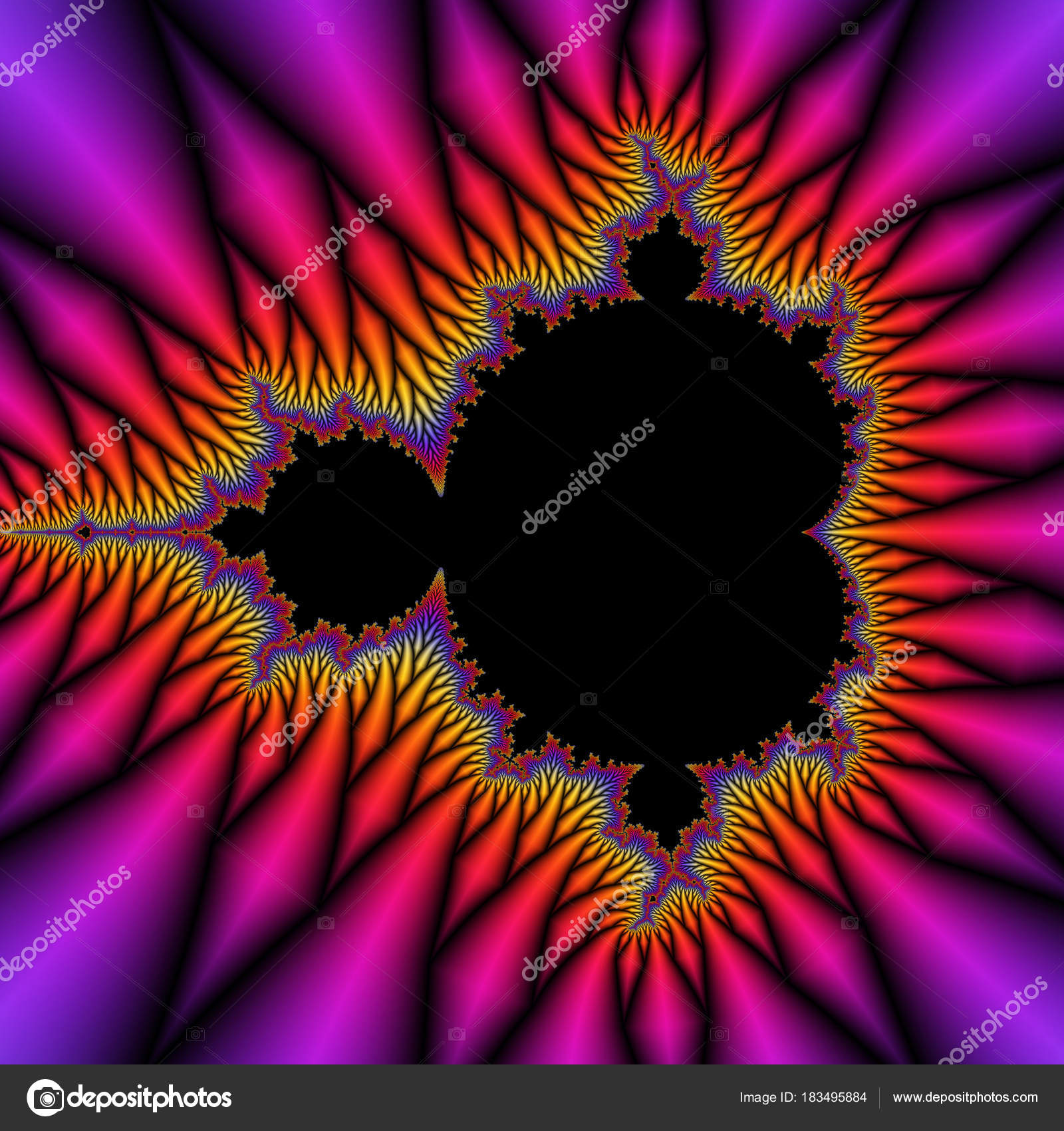 Digital Visualization Fractal Background Stock Photo by ©CHROMORANGE ...