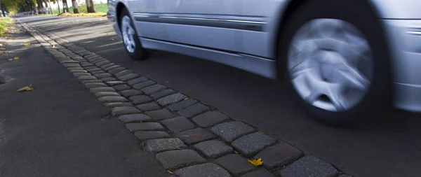 Car On Road close up shot - Stock Image - Everypixel