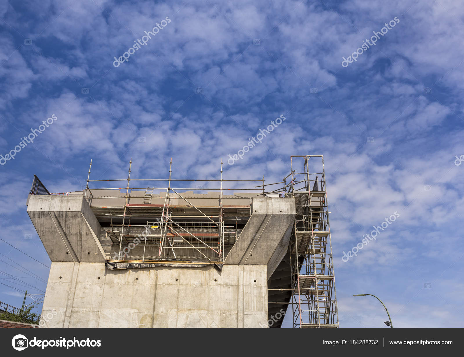 Photo Commercial Building Site Construction Background Stock Photo by ...