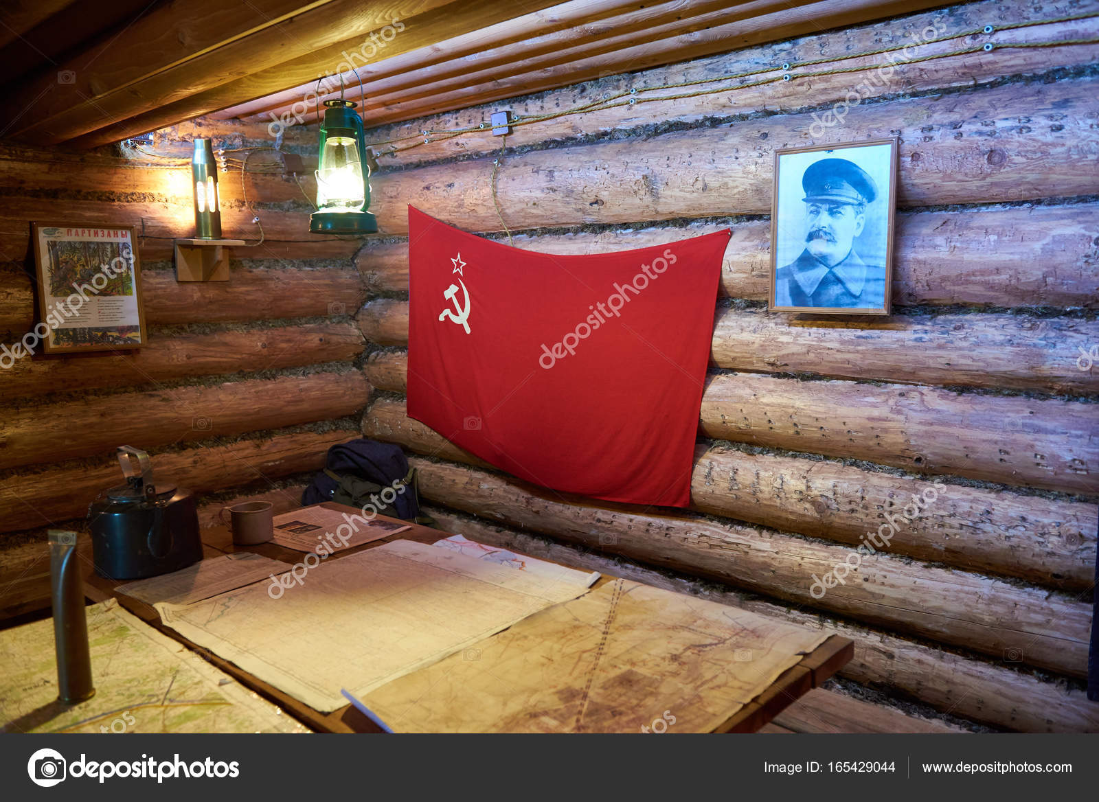 Soviet guerrilla dugout during Second World War – Stock Editorial Photo ...