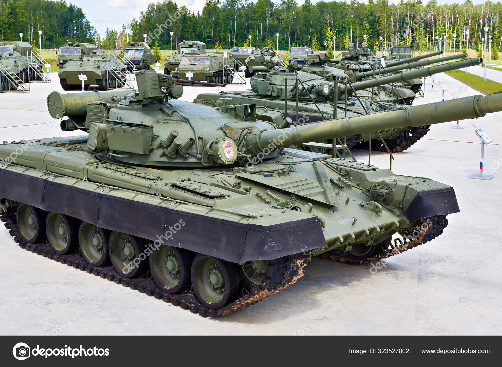 Soviet main battle tanks T-64 and T-72 – Stock Editorial Photo © ryzhov ...