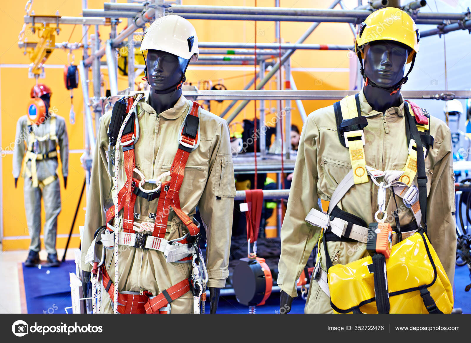 Safety Equipment High Altitude Work — Stock Photo © ryzhov #352722476