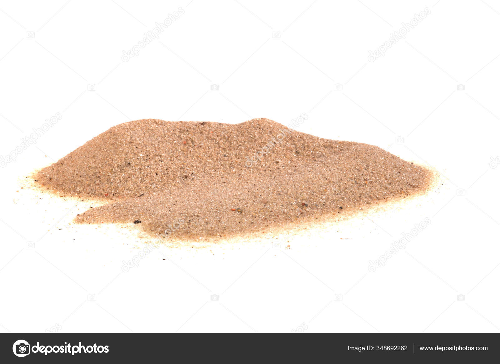 Sand Isolated White Background Stock Photo by ©PalyOleg.gmail.com 348692262