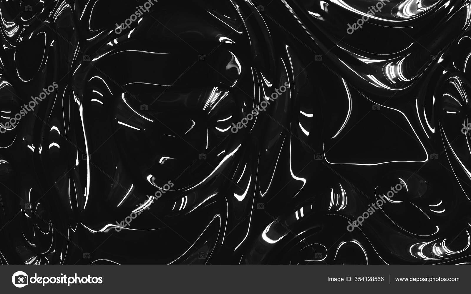 Reflective Black Texture