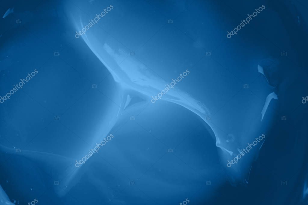 La textura cremosa del color azul clásico azul del año 2020. Fondo de ...