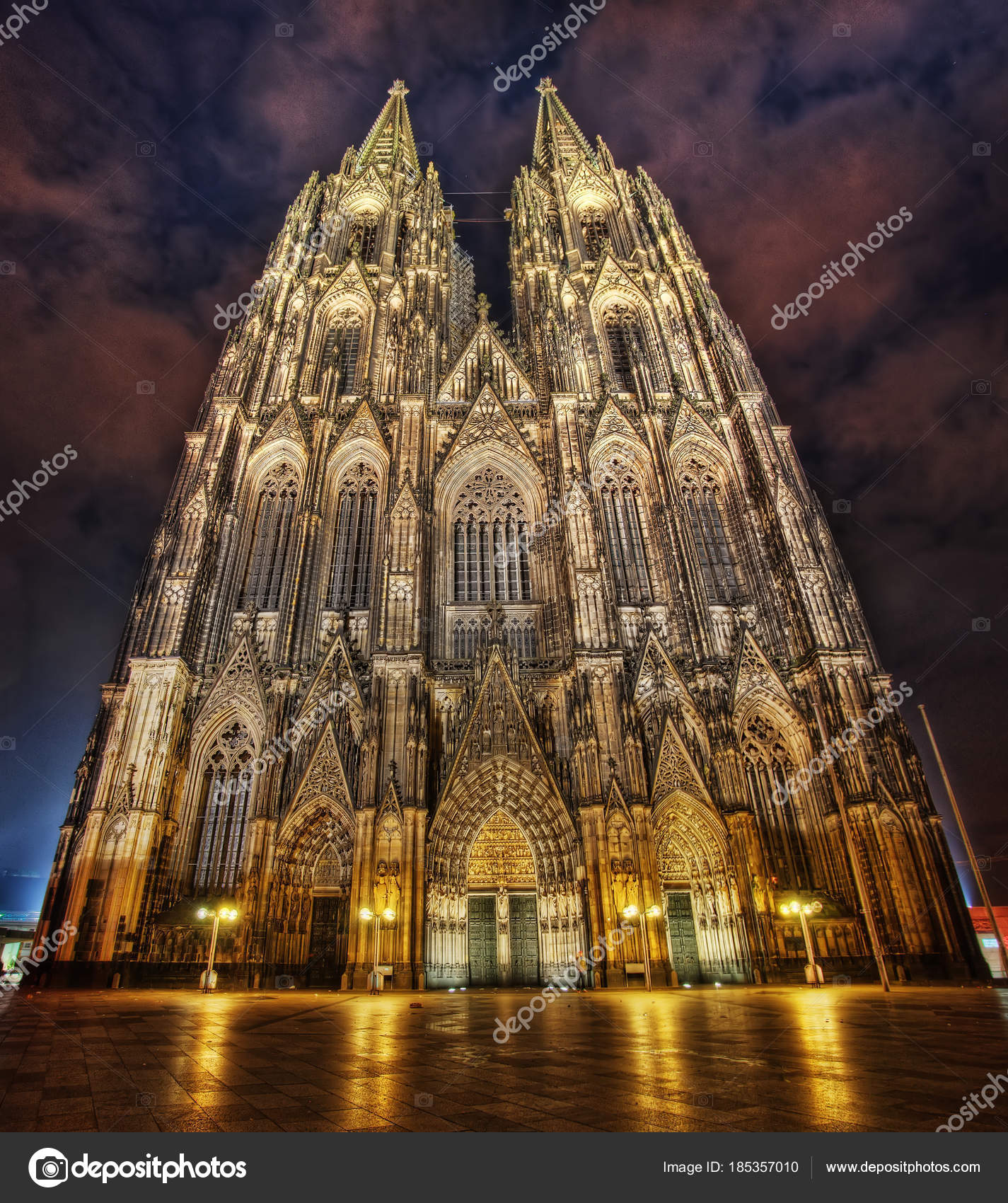 Cologne Cathedral At Night