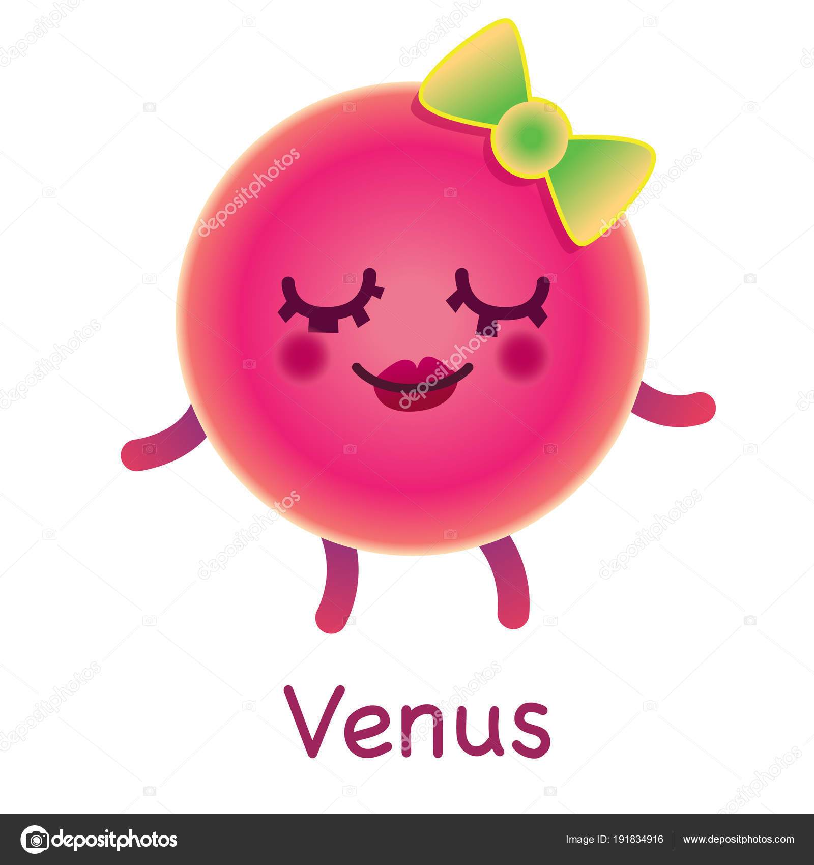Cartoon Venus Planet