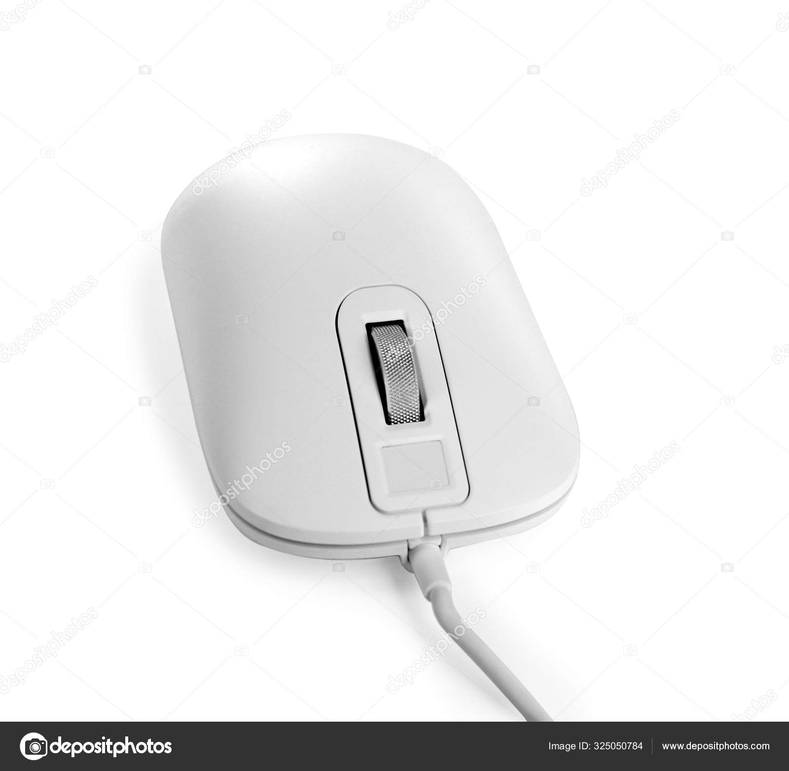 Modern Wired Optical Mouse Isolated White — Stock Photo © NewAfrica ...