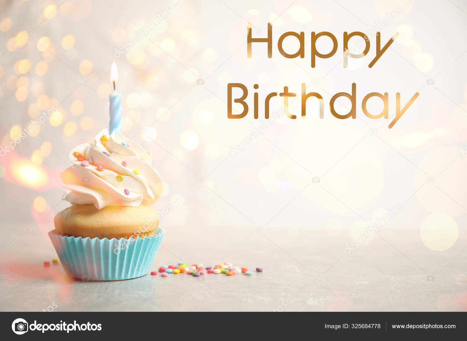 Happy Birthday Cupcakes Candles