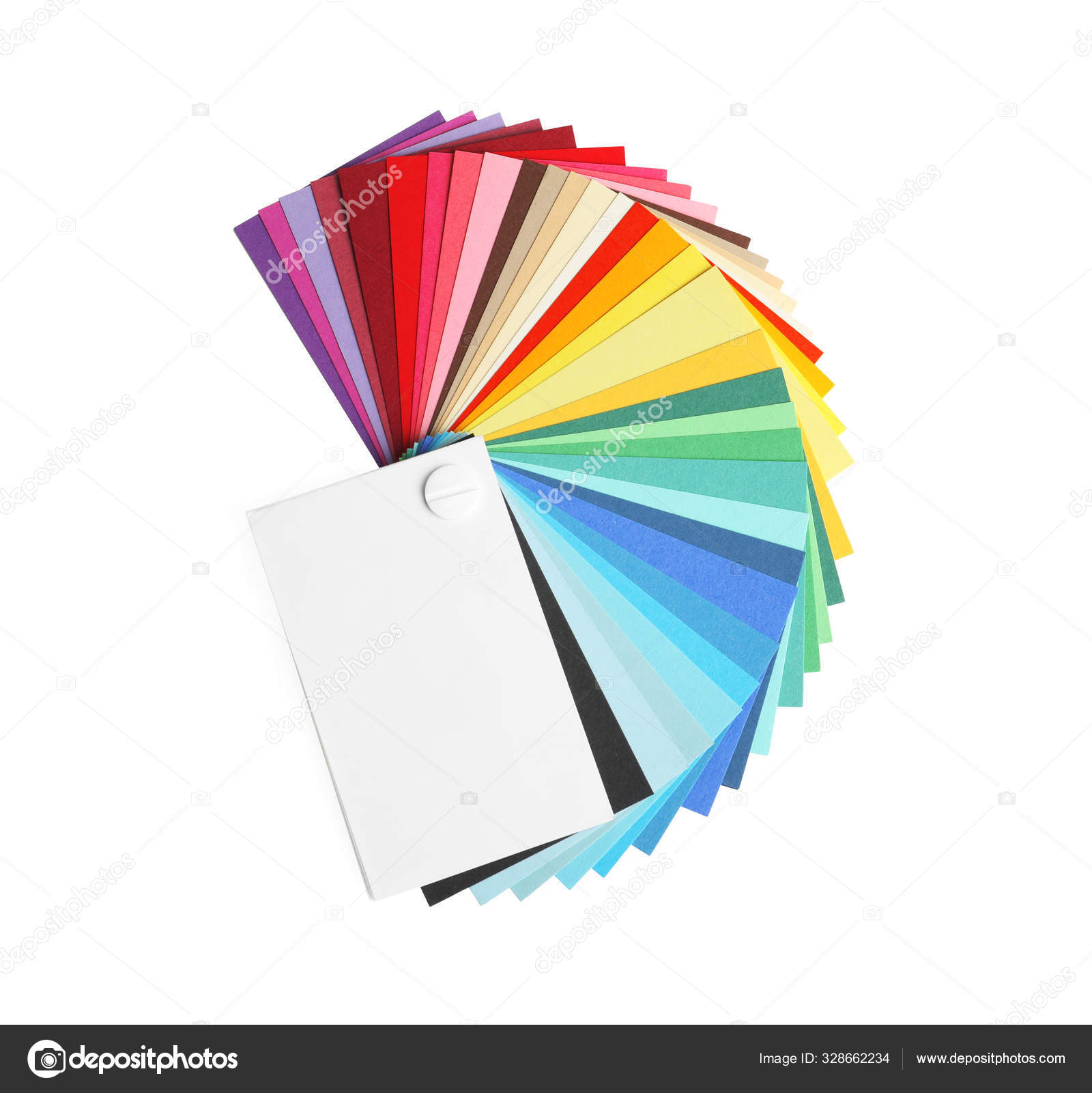 Color palette isolated on white, top view — Stock Photo © NewAfrica ...