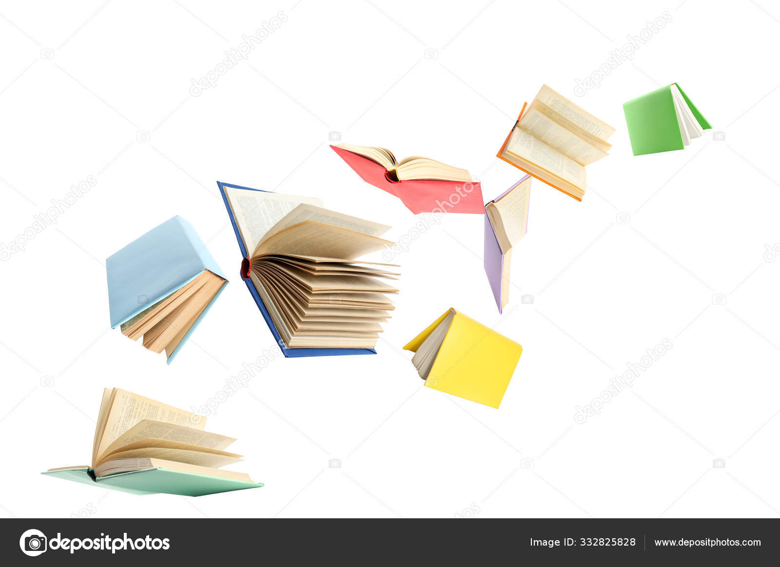 Flying Books Clipart Images
