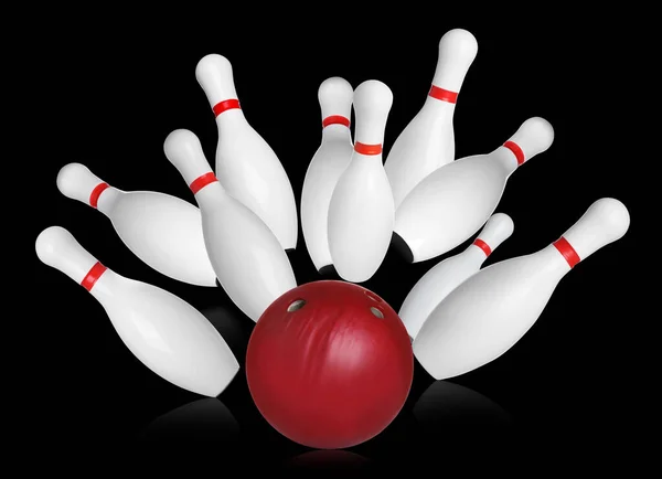 Bowling pins Stock Photos, Royalty Free Bowling pins Images | Depositphotos
