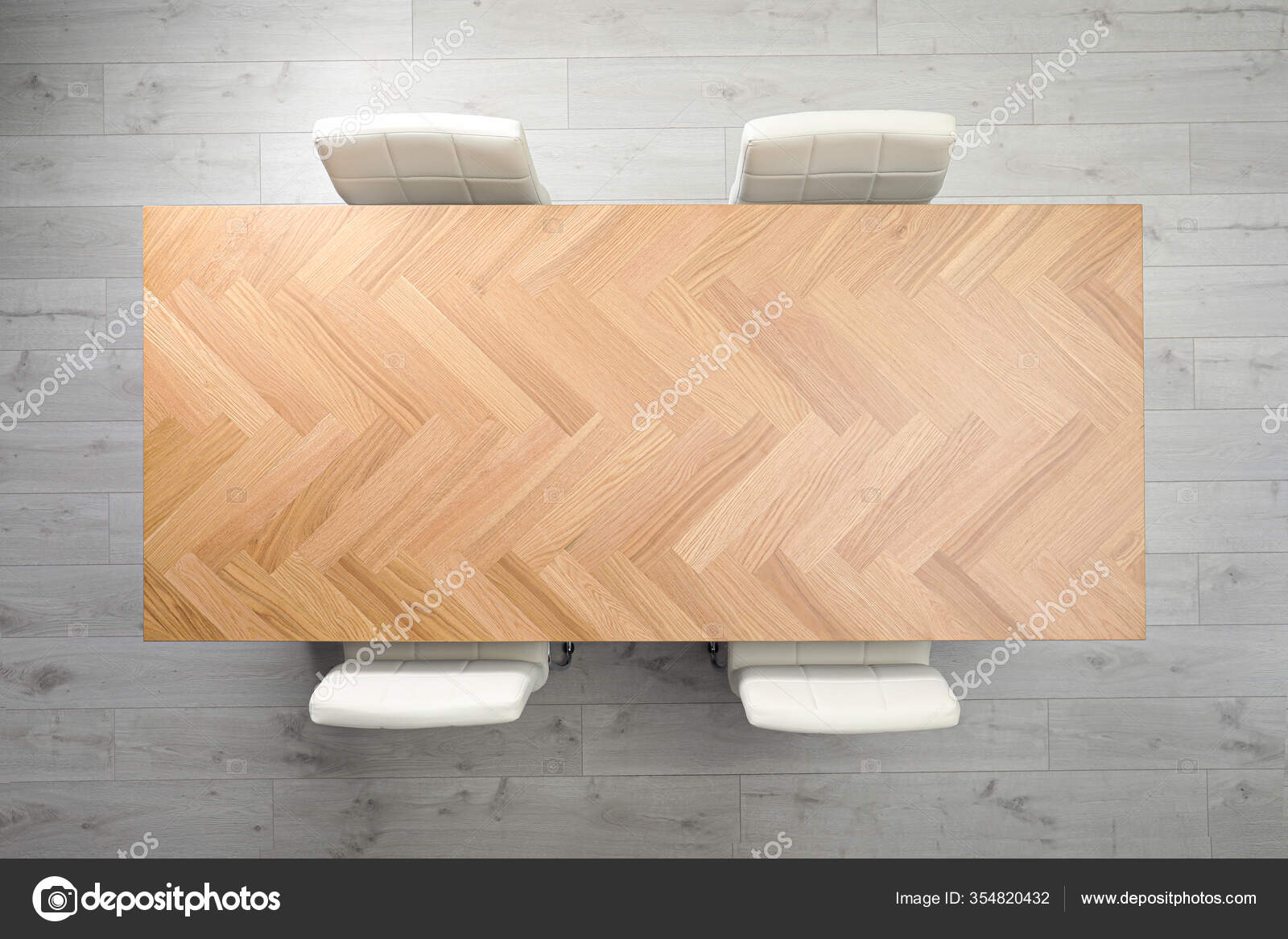 Table And Chairs Top View