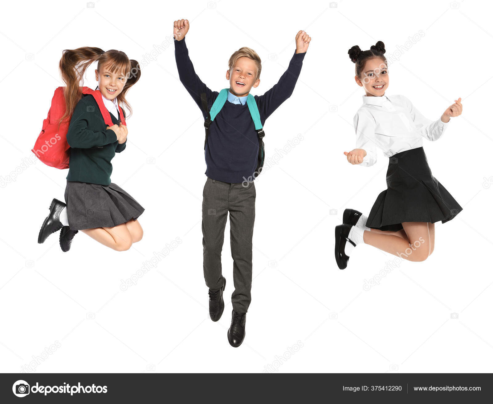 Children Jumping School
