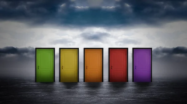 Multiple doors Stock Photos, Royalty Free Multiple doors Images ...