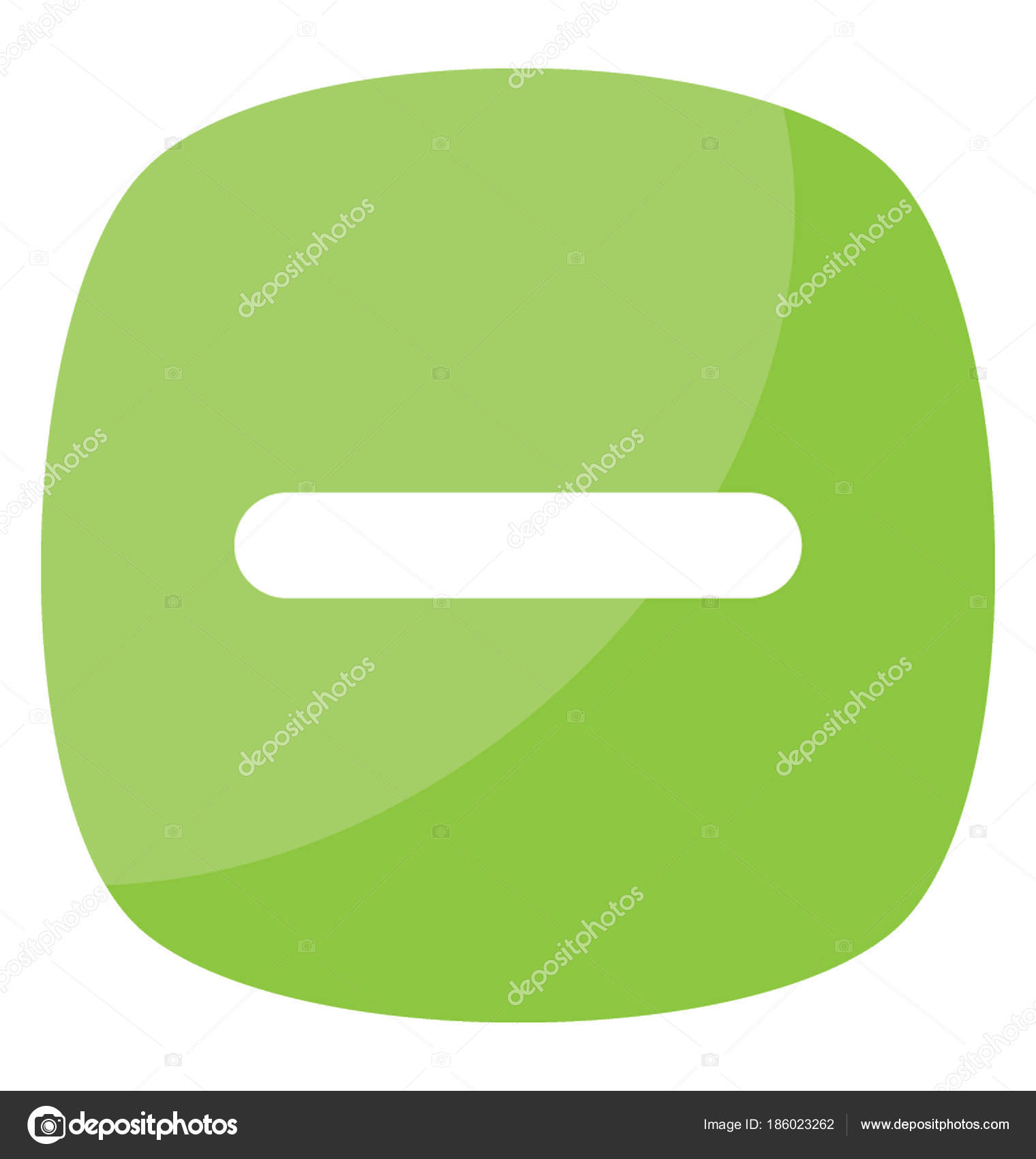 Arithmetic Symbol Sign Representing Subtraction Stock Vector by ...