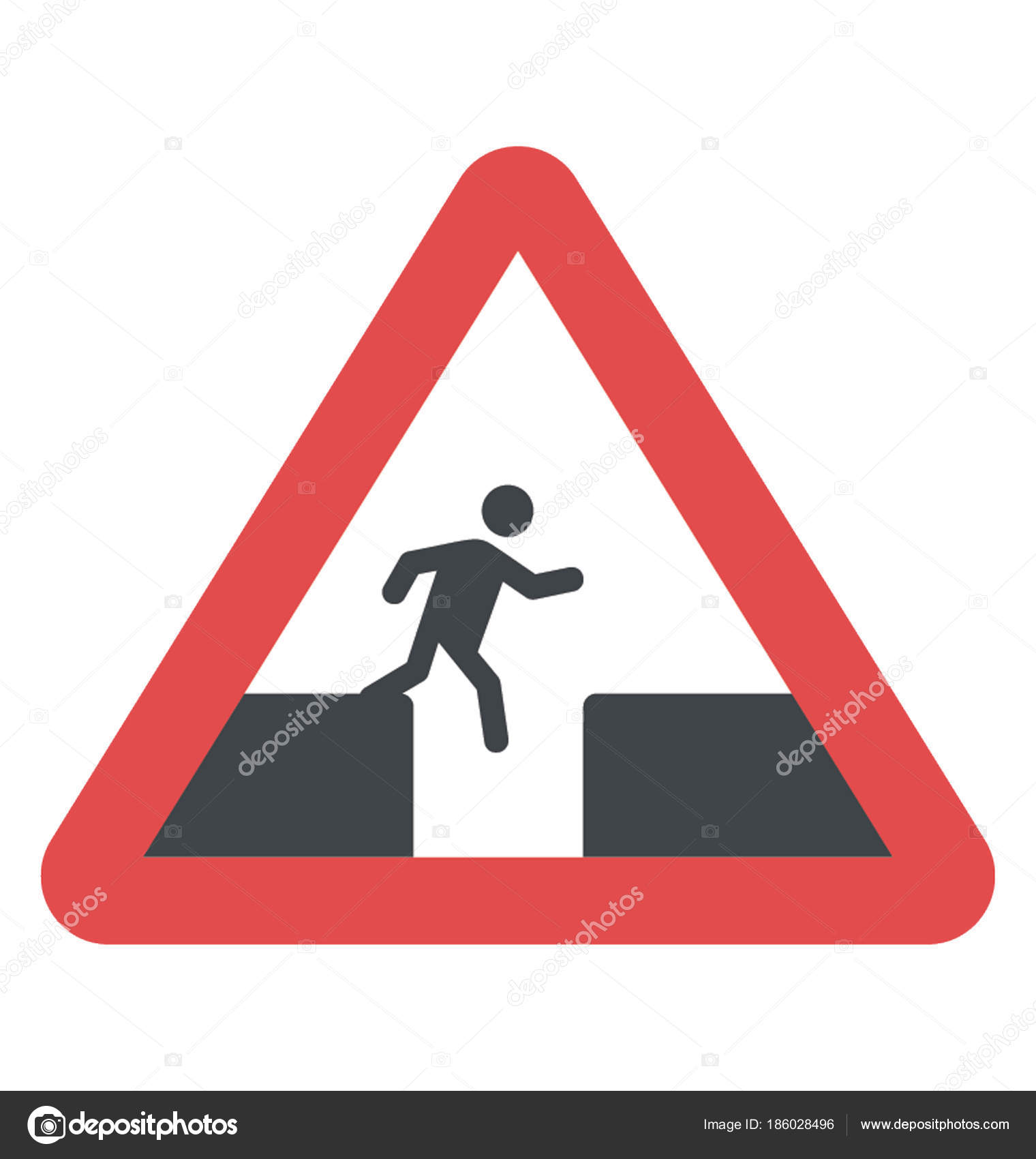 Don't Jump Warning Sign Public Stock Vector Image by ©vectorspoint ...