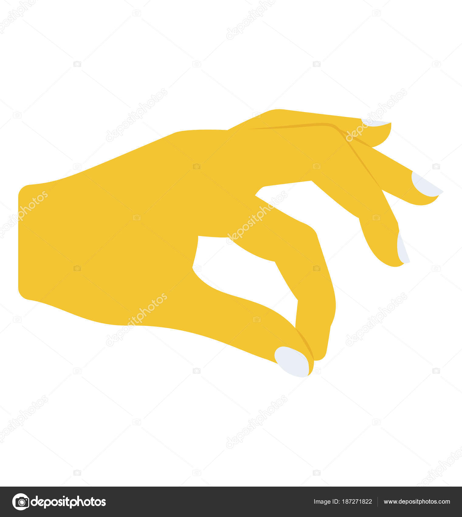 Hand Picking Up Vector