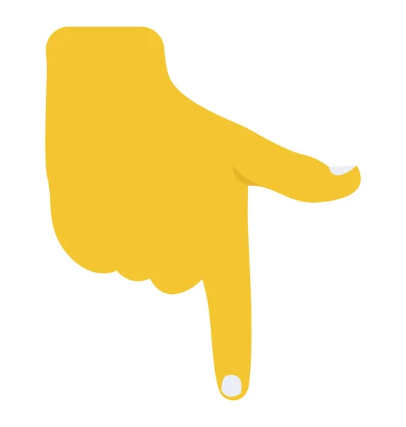 Finger Pointing Down Emoji