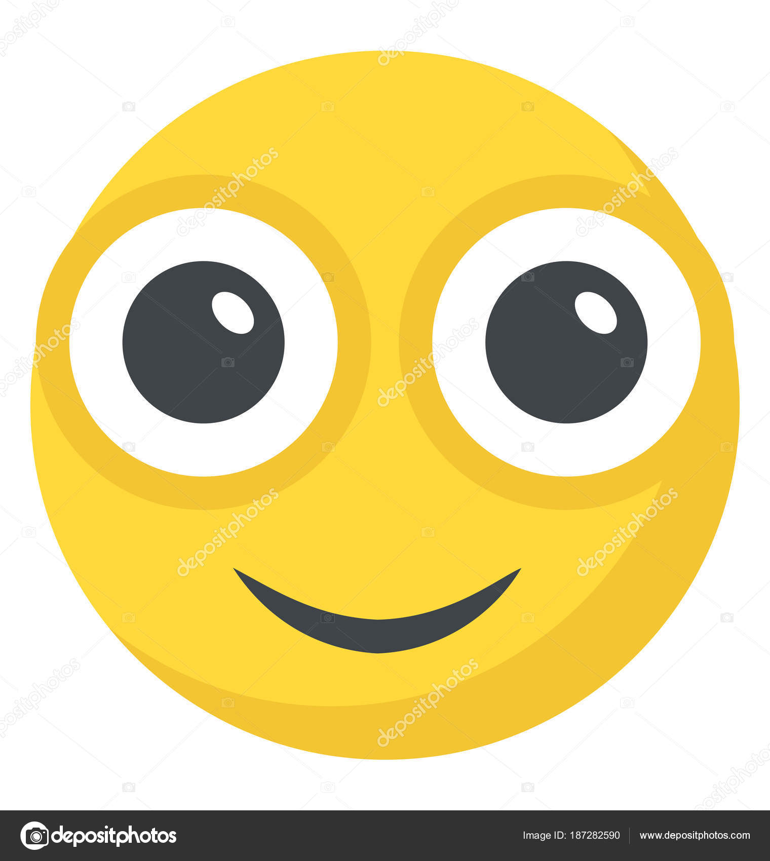 Smiley Expressing Being Happy Stock Vector by ©vectorspoint 187282590