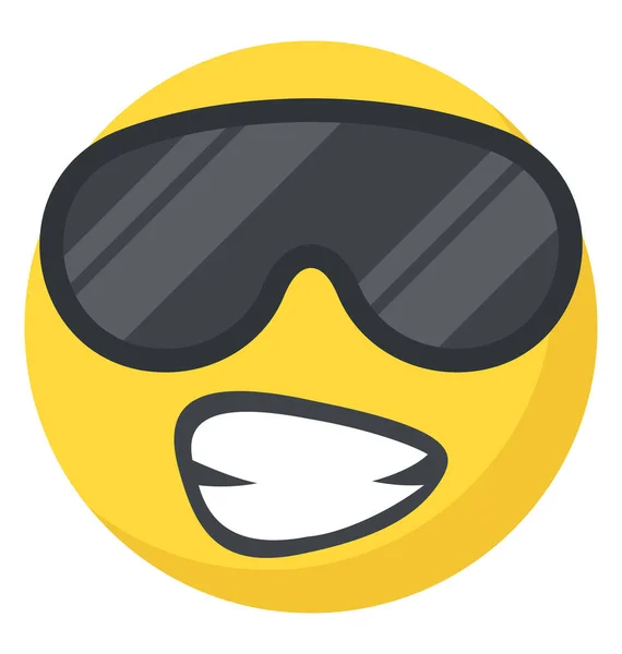 Cool Smiley Face Happy Emoji Stock Vector by ©vectorspoint 187281184