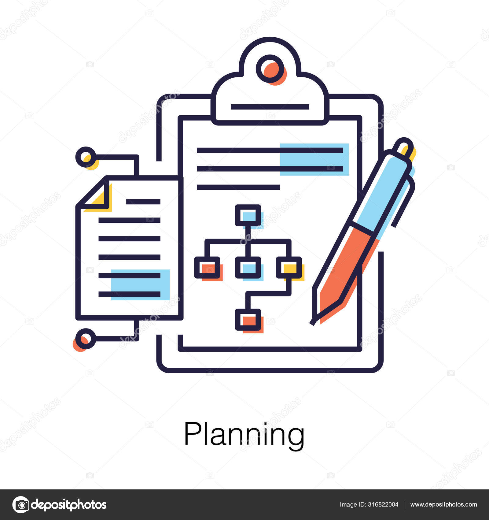 Vetor De Icone Do Projeto