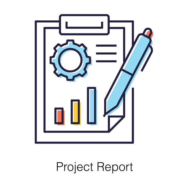 Project Report Icon Audit Data Analytics Icon Glyph Design Stock Vector ...