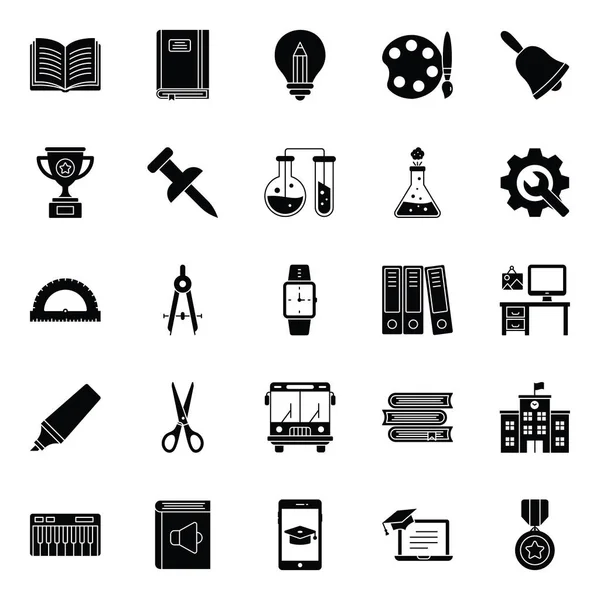 Here Bring You Amazing Collection Educational Accessories Doodle Icons ...