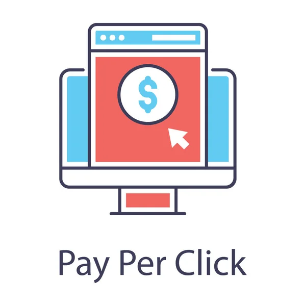 100,000 Concepto de pago por clic Vector Images | Depositphotos