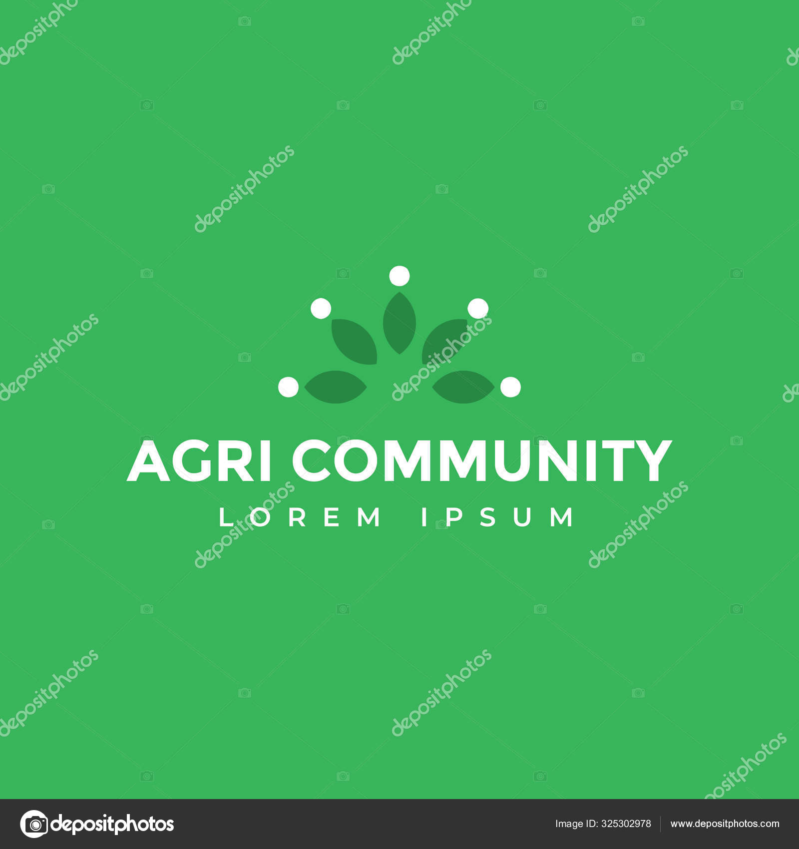 Logo Agri Community Agri Logo Websites Stock Vector by ©vectorspoint ...