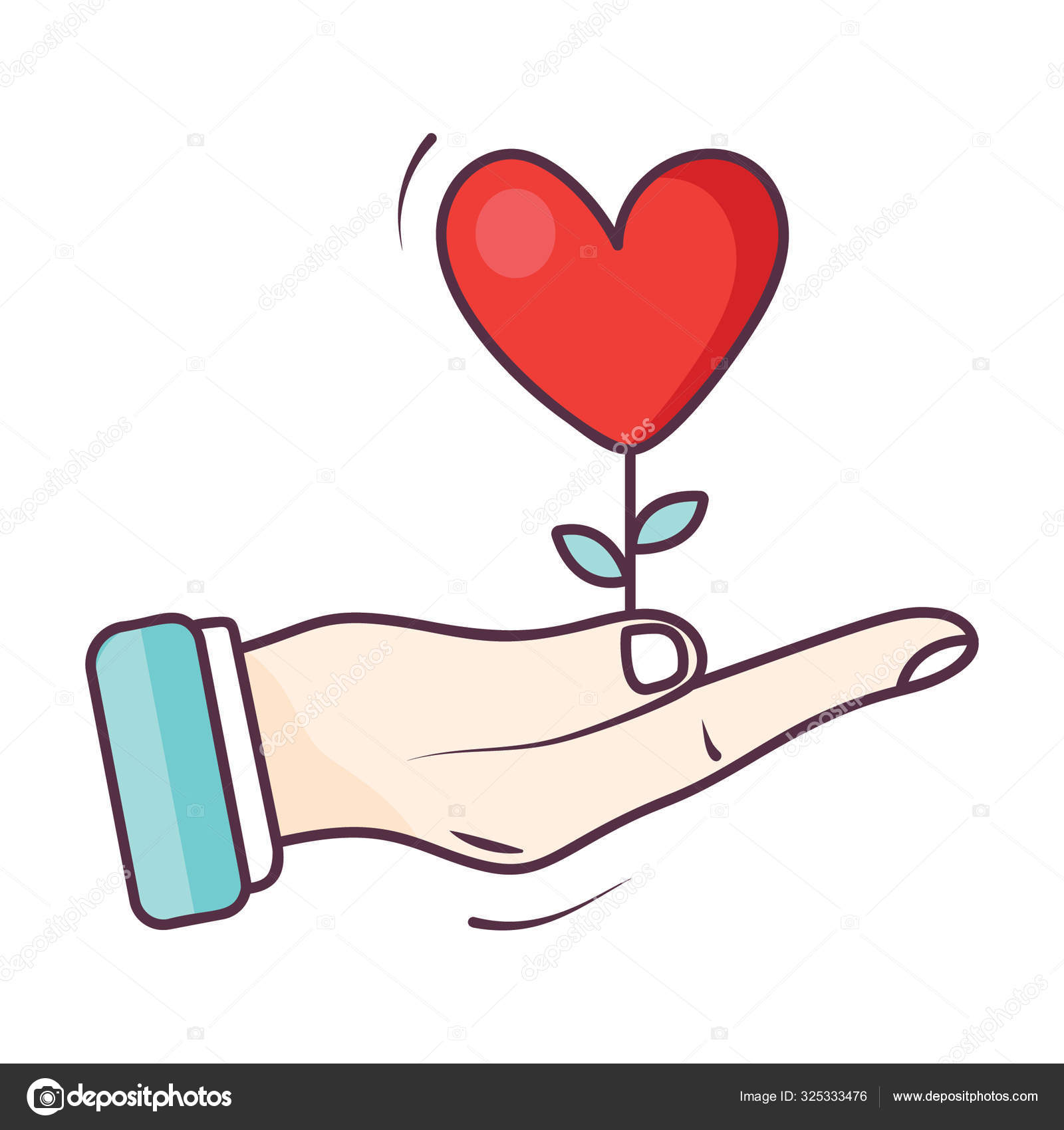 Mostrando Más Apasionado Amor Apoyo Dibujos Animados Icono Plano Amor ...