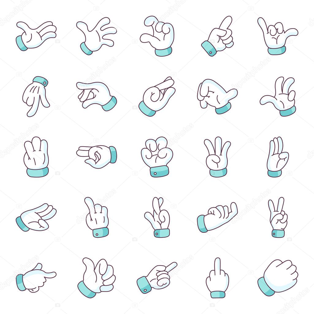 Aquí venimos para arriba con las señales agradables de la mano que ...