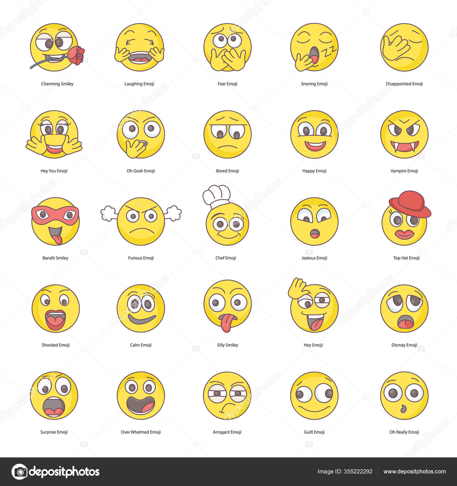 Jealous Emoticon Face