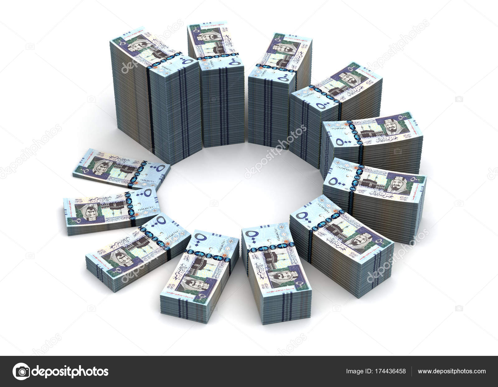 Saudi Arabian Riyals Chart Stock Photo by ©selensergen 174436458