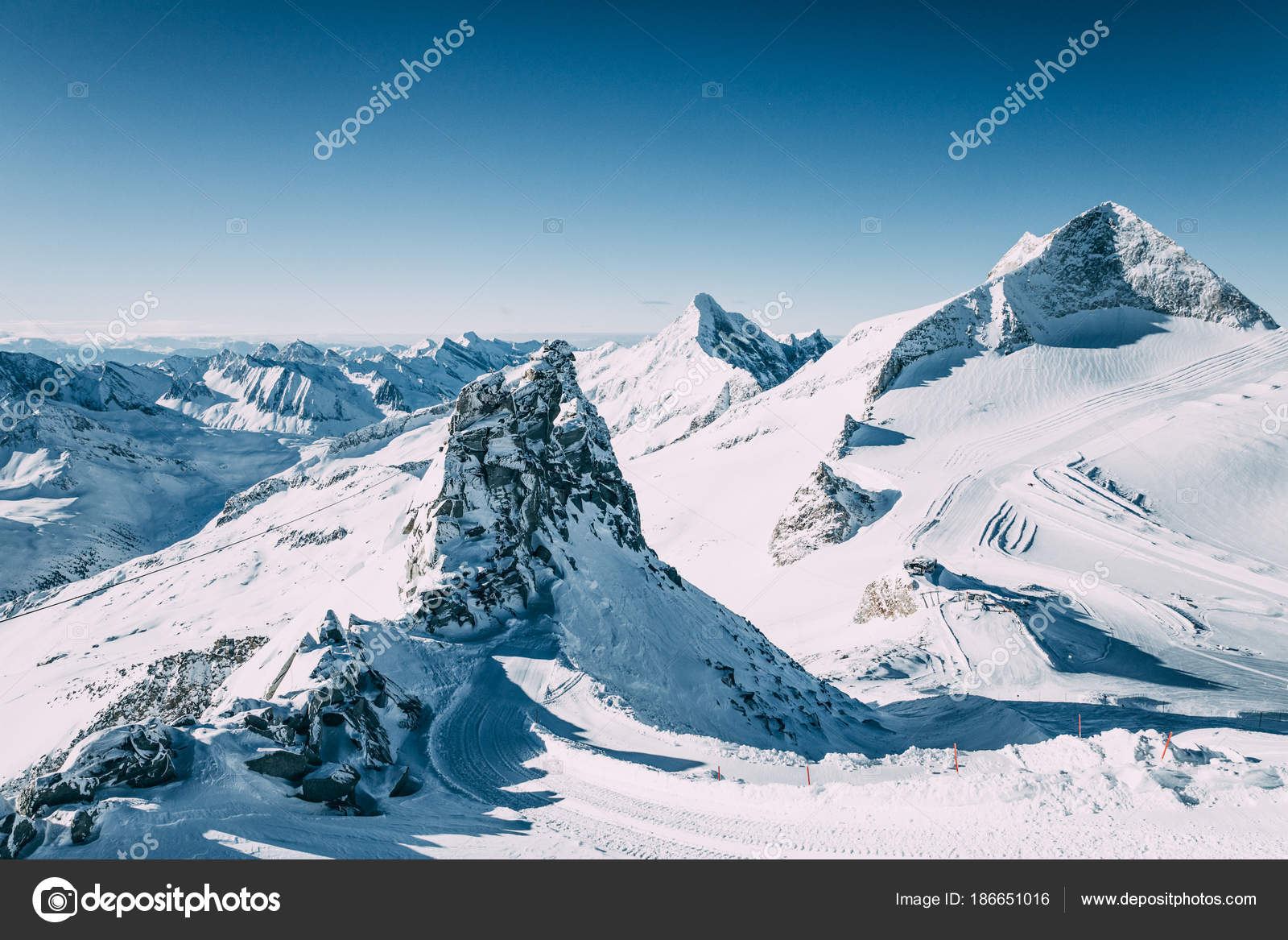 Mountain peaks — Stock Photo © AlexGukBO #186651016