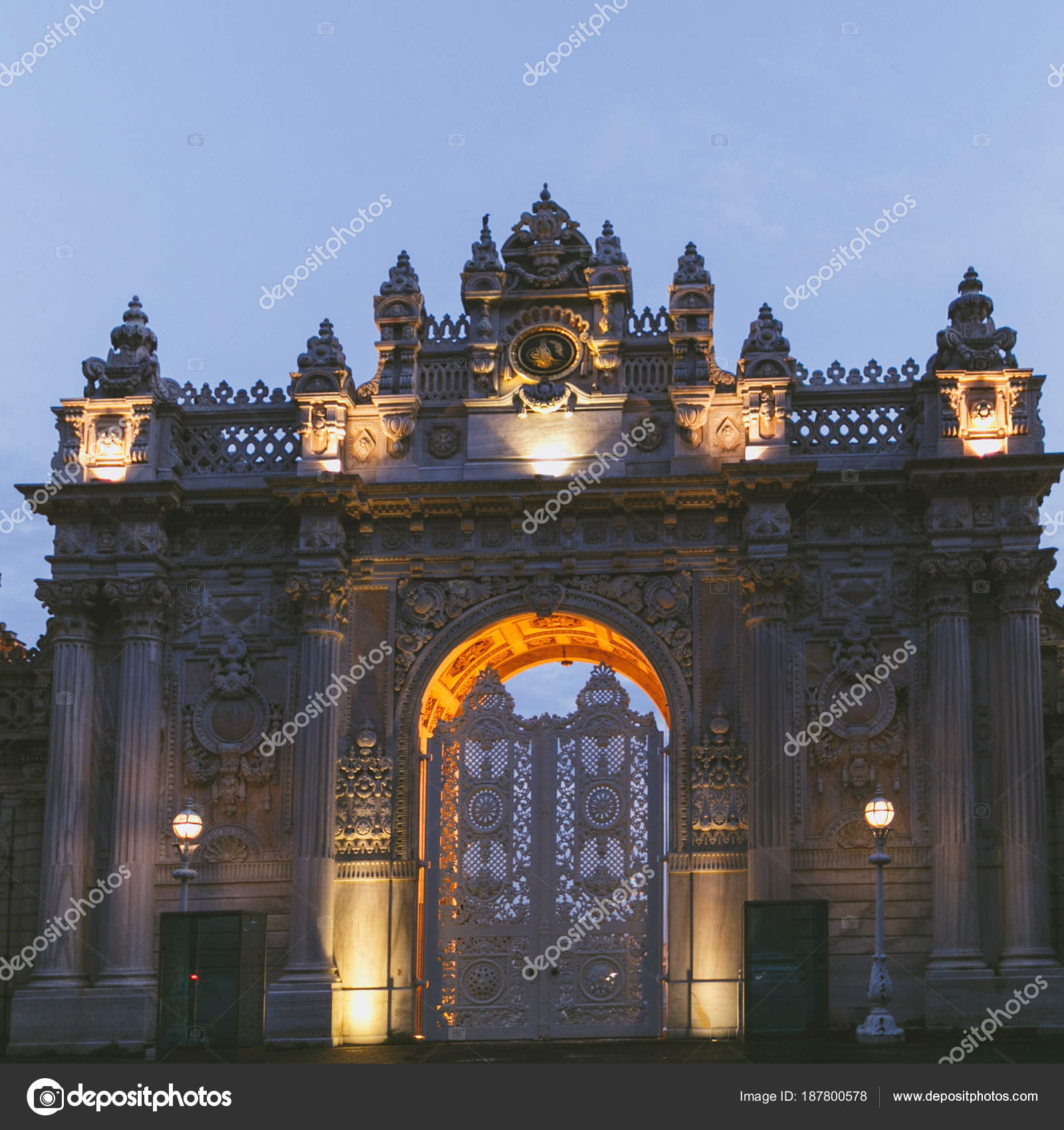Dolmabahce Palace — Stock Photo © AlexGukBO #187800578 Dolmabahce Palace — Stock Photo © AlexGukBO #187800578