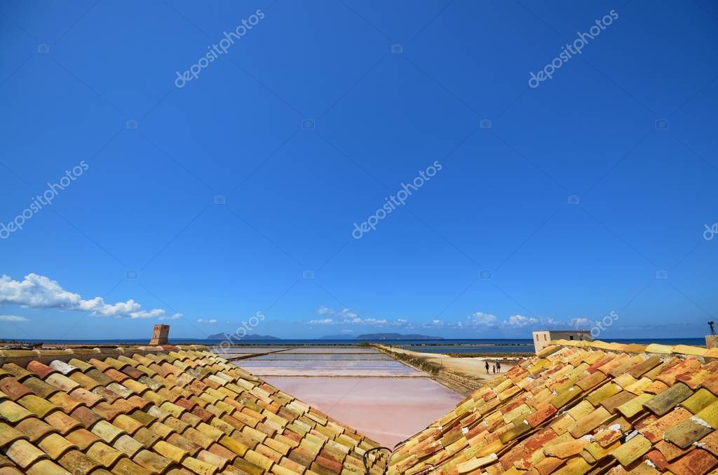 Trapani, Italia, Sicilia 20 de agosto 2015. Las fabulosas salinas de ...