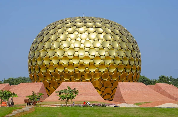 The Matrimandir at Auroville in Pondicherr – Stock Editorial Photo ...