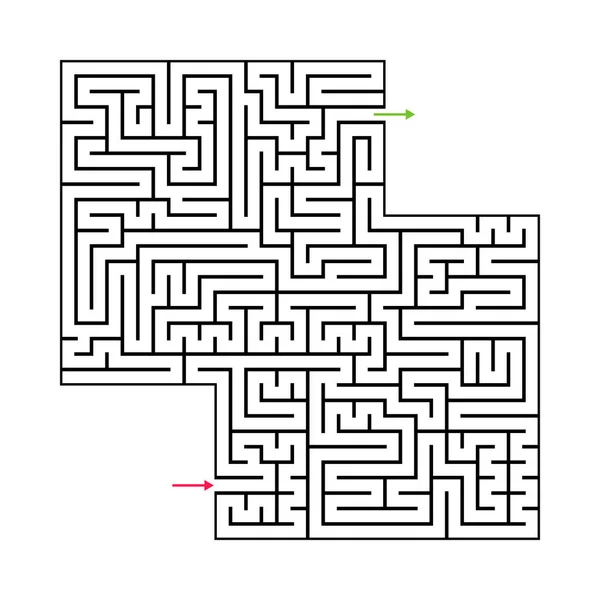Abstract Maze Labyrinth Entry Exit Vector Labyrinth Eps Stock Vector by ...