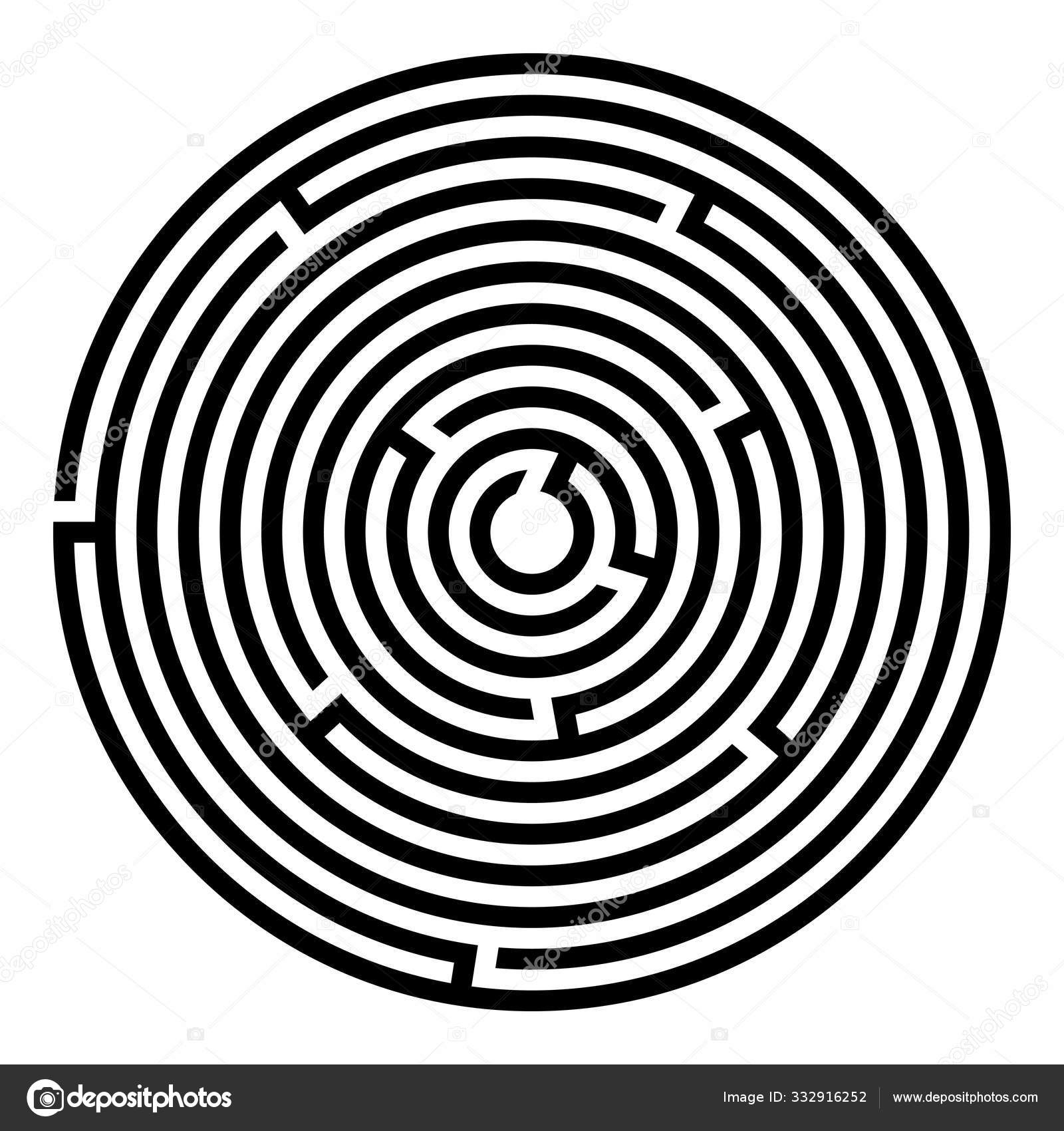 Labyrinth Vector Entry Exit Stock Vector Image by ©urban.4k.web.gmail ...