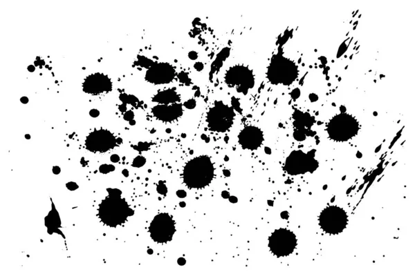 Black Vector Paint Drops Splatter Stock Vector Image by ©urban.4k.web ...