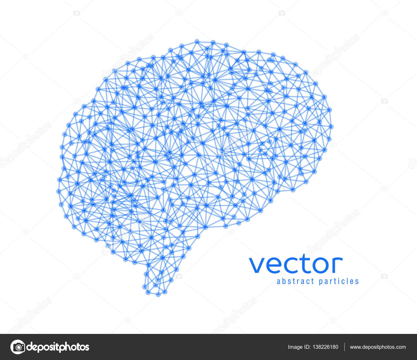 Abstract vector illustration of brain. Stock Vector Image by ©julvil11 ...
