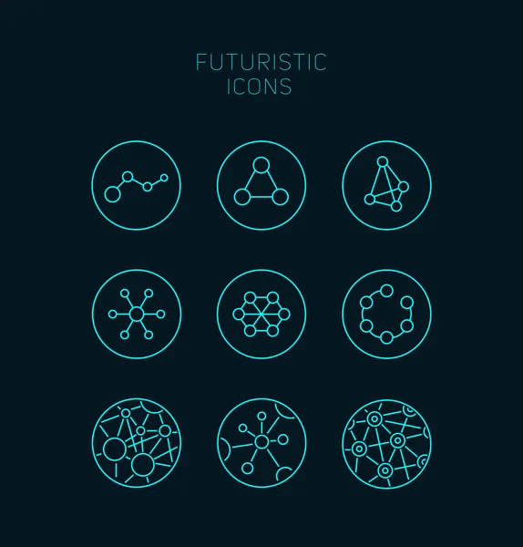 Futuristic icons Vector Art Stock Images | Depositphotos