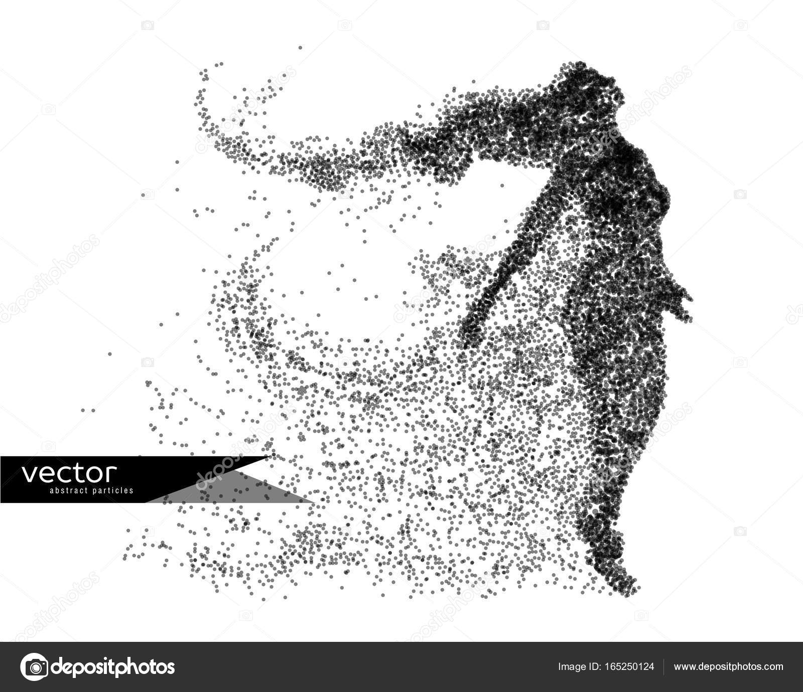 Vector illustration of flying beautiful woman. Stock Vector Image by ...