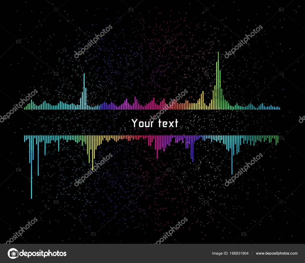 Futuristic color equalizer. Stock Vector by ©julvil11 166831904
