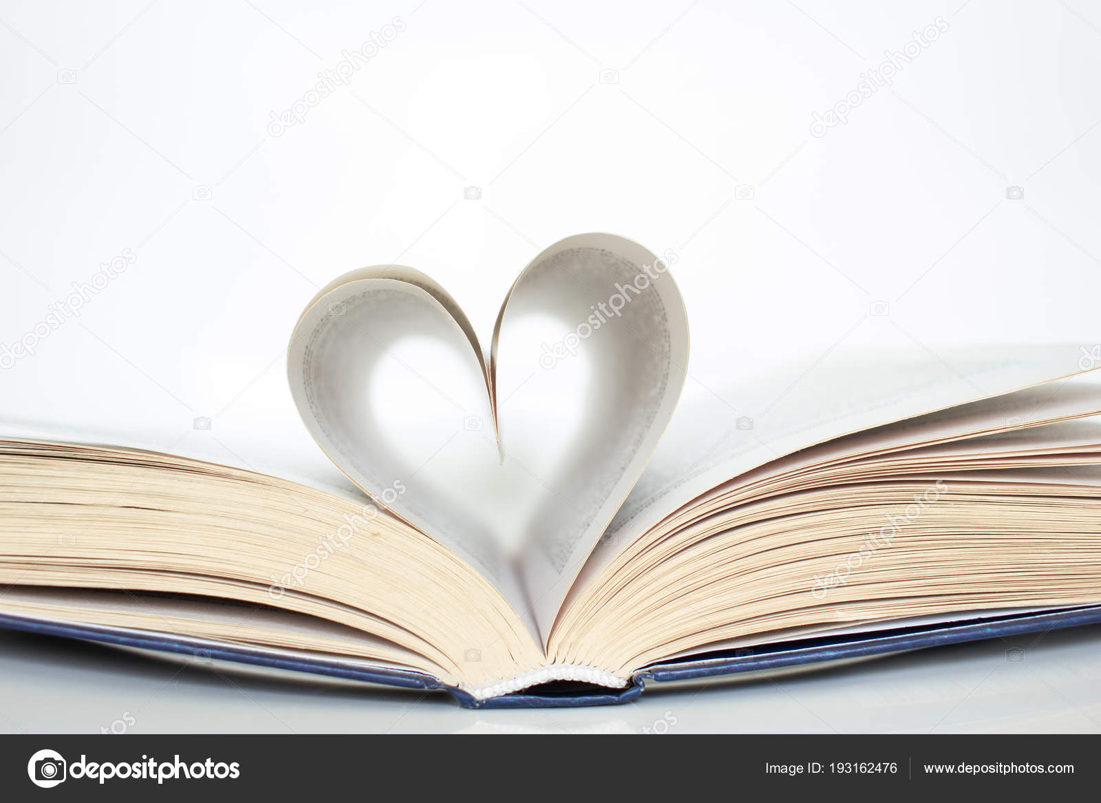 Book Love Symbol Isolated White Background — Stock Photo © katrinbru ...