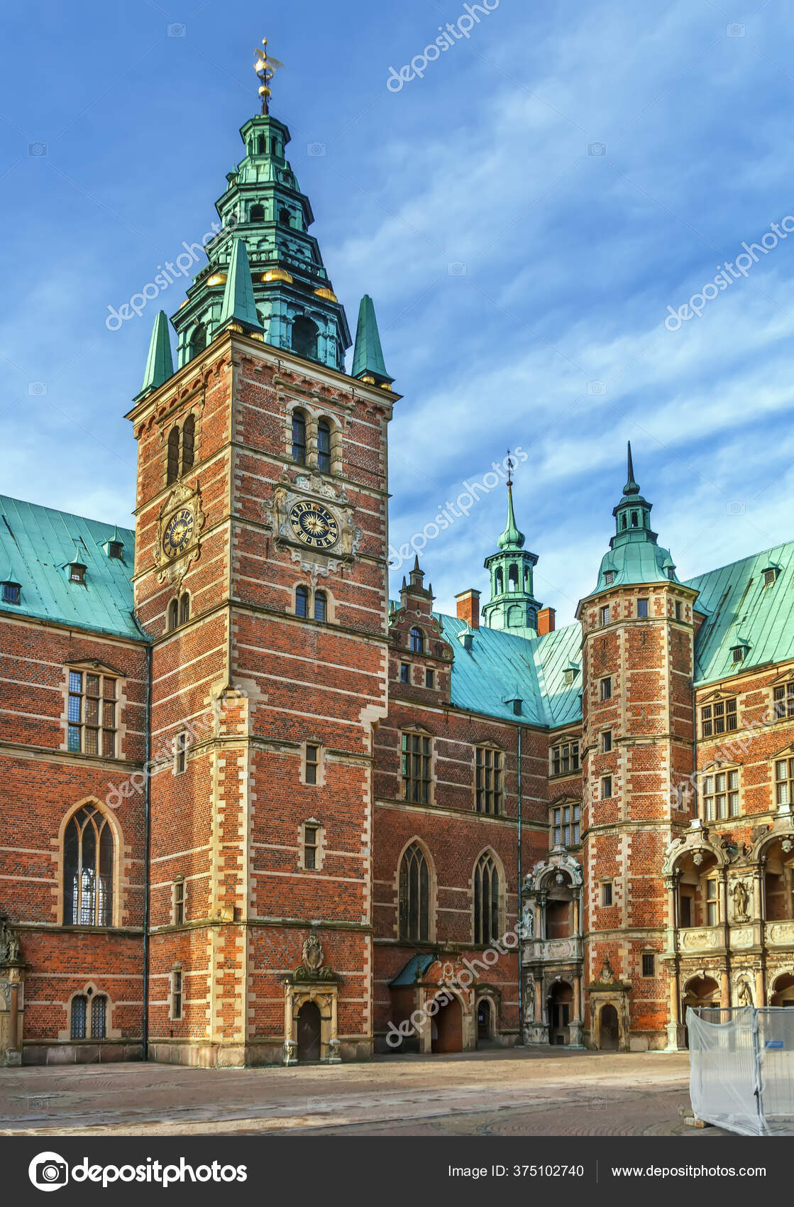Frederiksborg Castle Palatial Complex Hillerod Denmark Built Royal ...